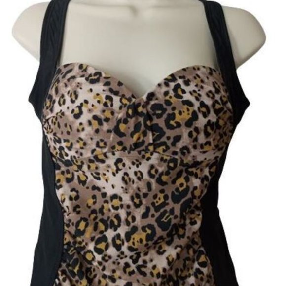 Jaclyn Smith | Swim | Vintage Jaclyn Smith Leopard Print Tankini | Poshmark